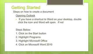 ms-word-2010-tutorial.pptx best way to understand | PPTX