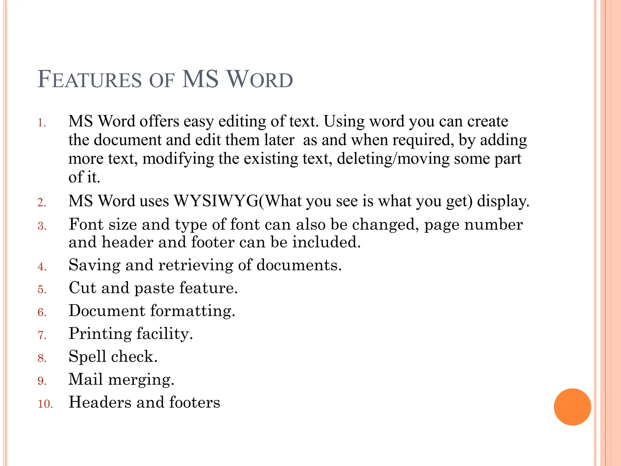 ms-word.pdf it is a ppt for every person who want to score full marks. | PPT