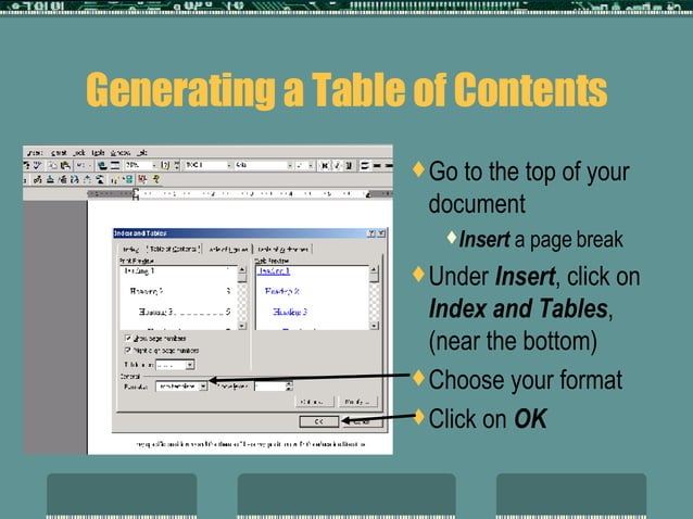 Ms Word Formatting Tips | PPT