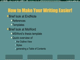 Ms Word Formatting Tips | PPT