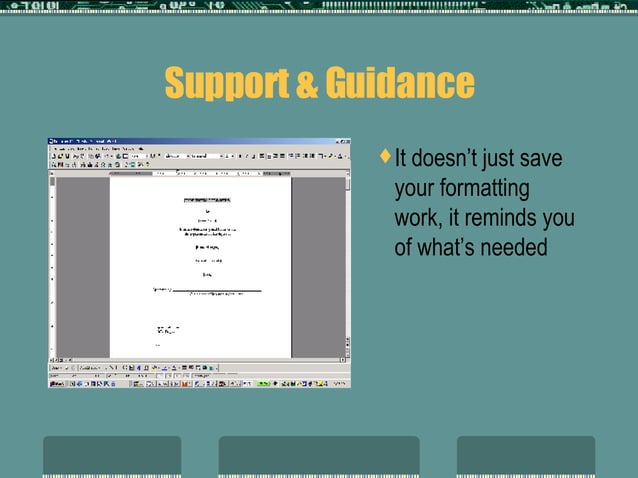 Ms Word Formatting Tips | PPT