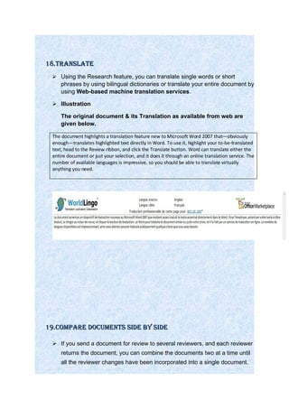 MS Word 2007_Features | DOC