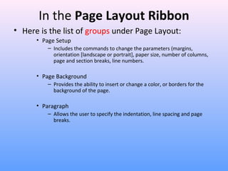 Ms word Part 1 | PPT