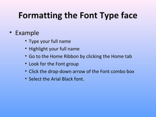 Ms word Part 2 | PPT