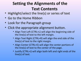 Ms word Part 2 | PPT