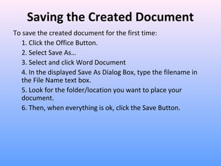 Ms word Part 2 | PPT