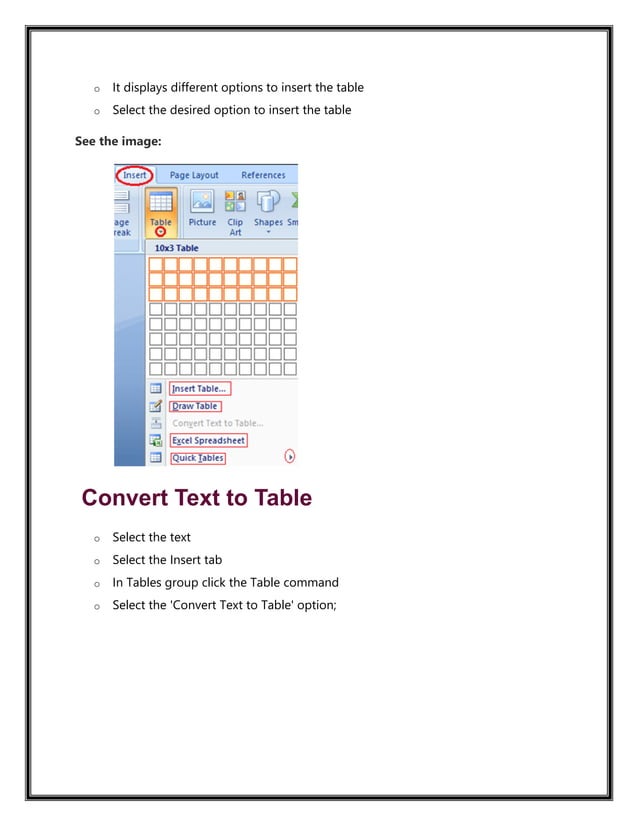 MS Word tutorial provides basic and advanced concepts of Word. | PDF