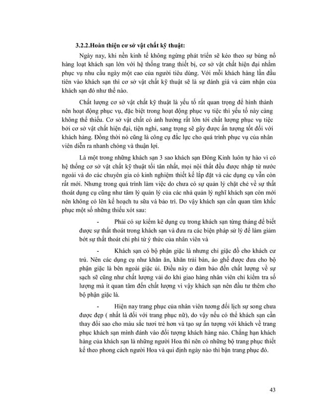 Báo cáo thực tập: Mô tả và phân tích quy trình phục vụ tiệc cưới tại khách sạn | PDF