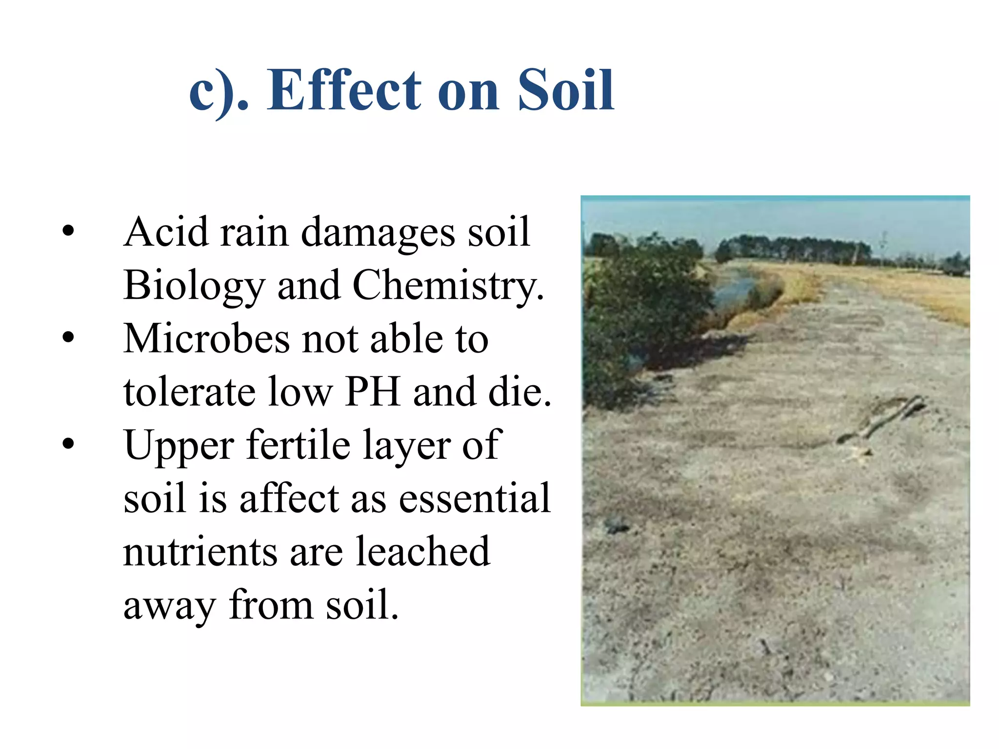 Acid rain its Causes and Effects | PPT