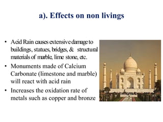 Acid rain its Causes and Effects | PPT
