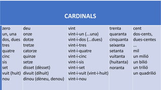 MS04 Quantificadors: numerals, quantitatius i indefinits | PDF