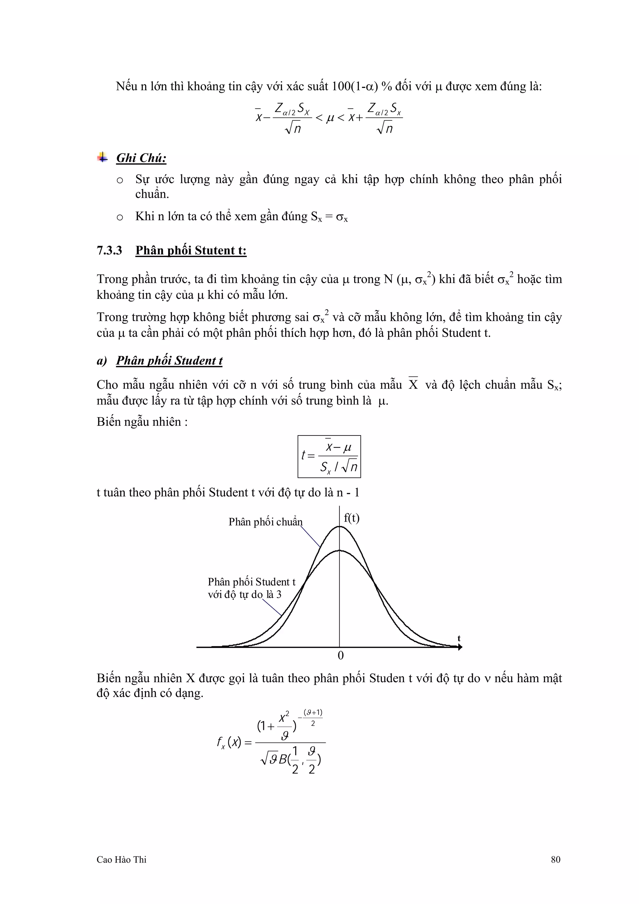 uoc luong tham so thong ke | PDF