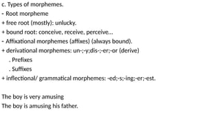 Morphology and Syntax 1. English Studies.pptx