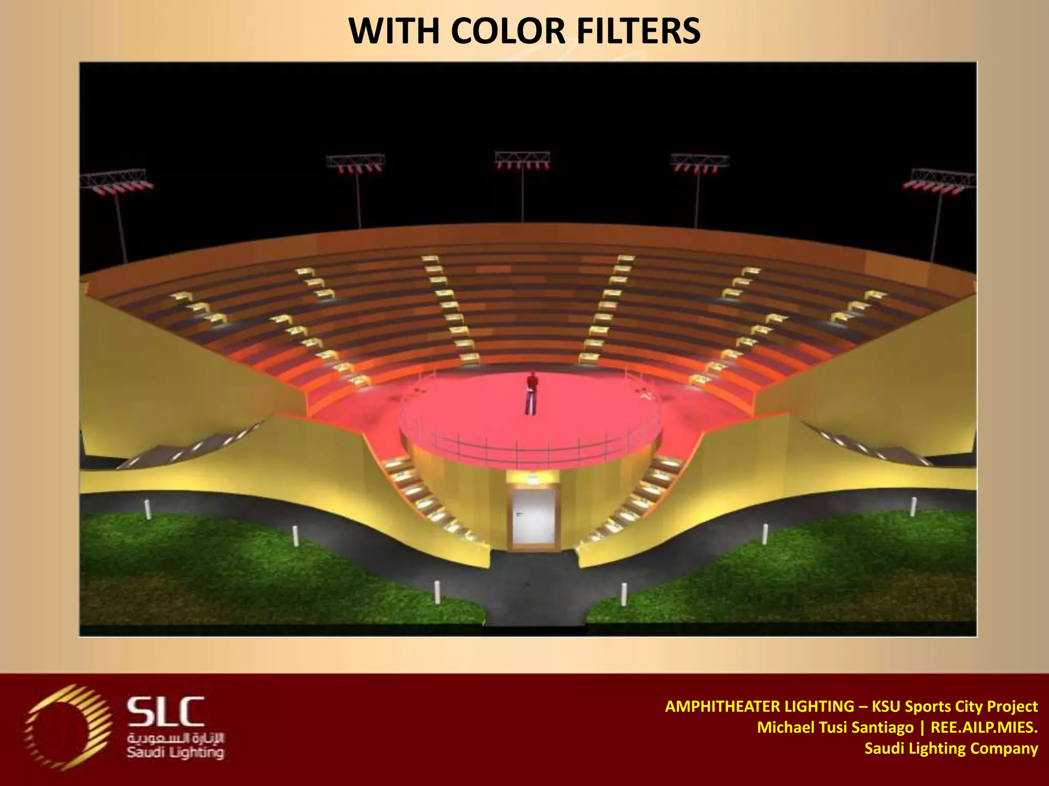 Amphitheater Lighting using DIALux | PPTX