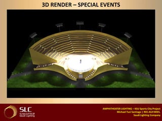 Amphitheater Lighting using DIALux | PPTX