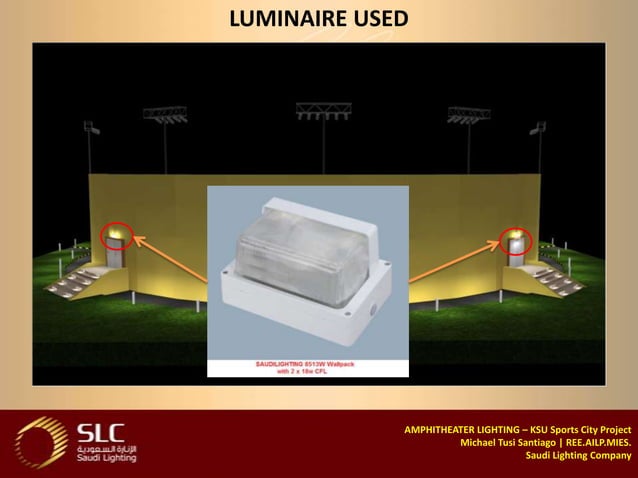 Amphitheater Lighting using DIALux | PPTX