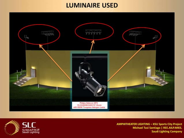 Amphitheater Lighting using DIALux | PPTX