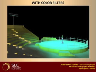 Amphitheater Lighting using DIALux | PPTX