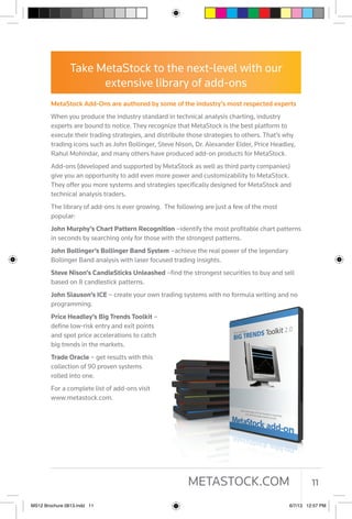 MetaStock - Trading with Purpose | PDF