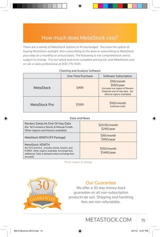 MetaStock - Trading with Purpose | PDF