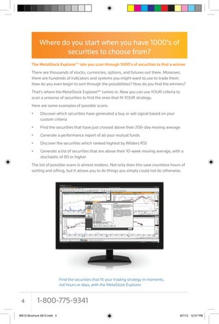 MetaStock - Trading with Purpose | PDF