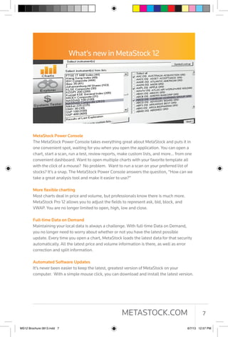 MetaStock - Trading with Purpose | PDF