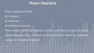 Biotransformation of toxicants | PPTX