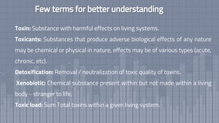 Biotransformation of toxicants | PPTX