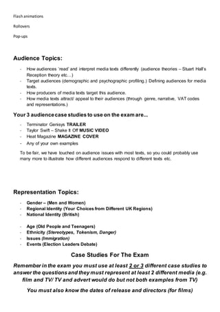 Ms1 revision notes | DOCX