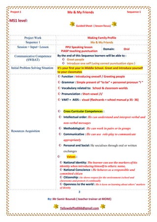 Ms1 seq 1 me and my friends ( 2 g) | PDF
