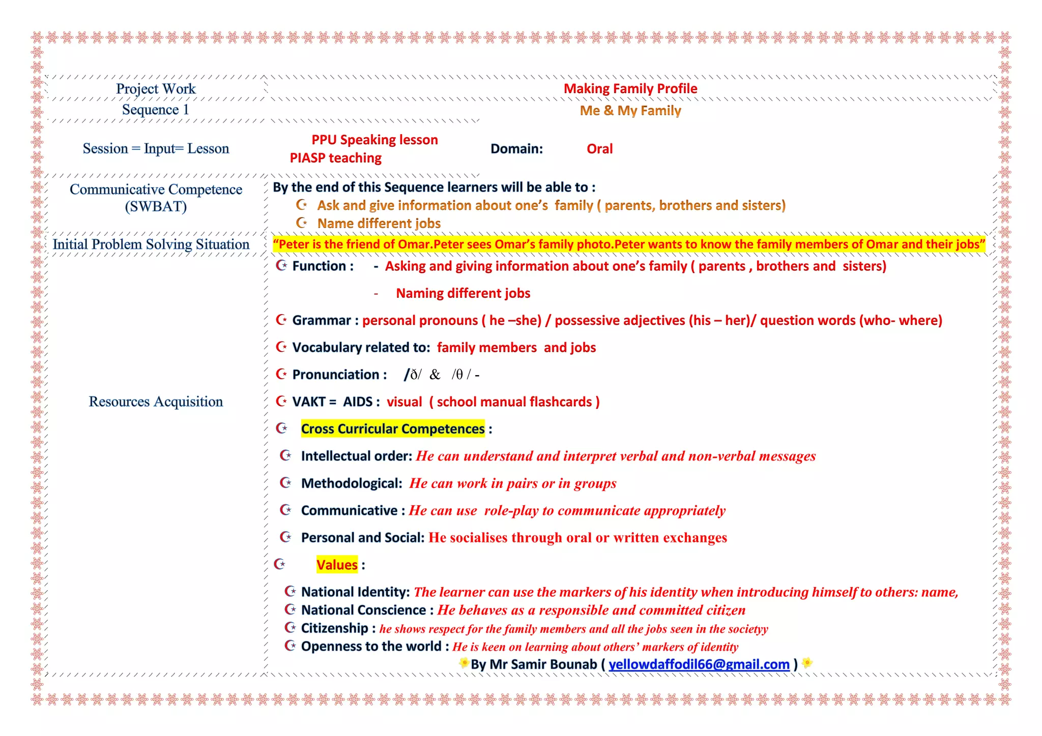 Ms1 seq 2 me& family | PDF