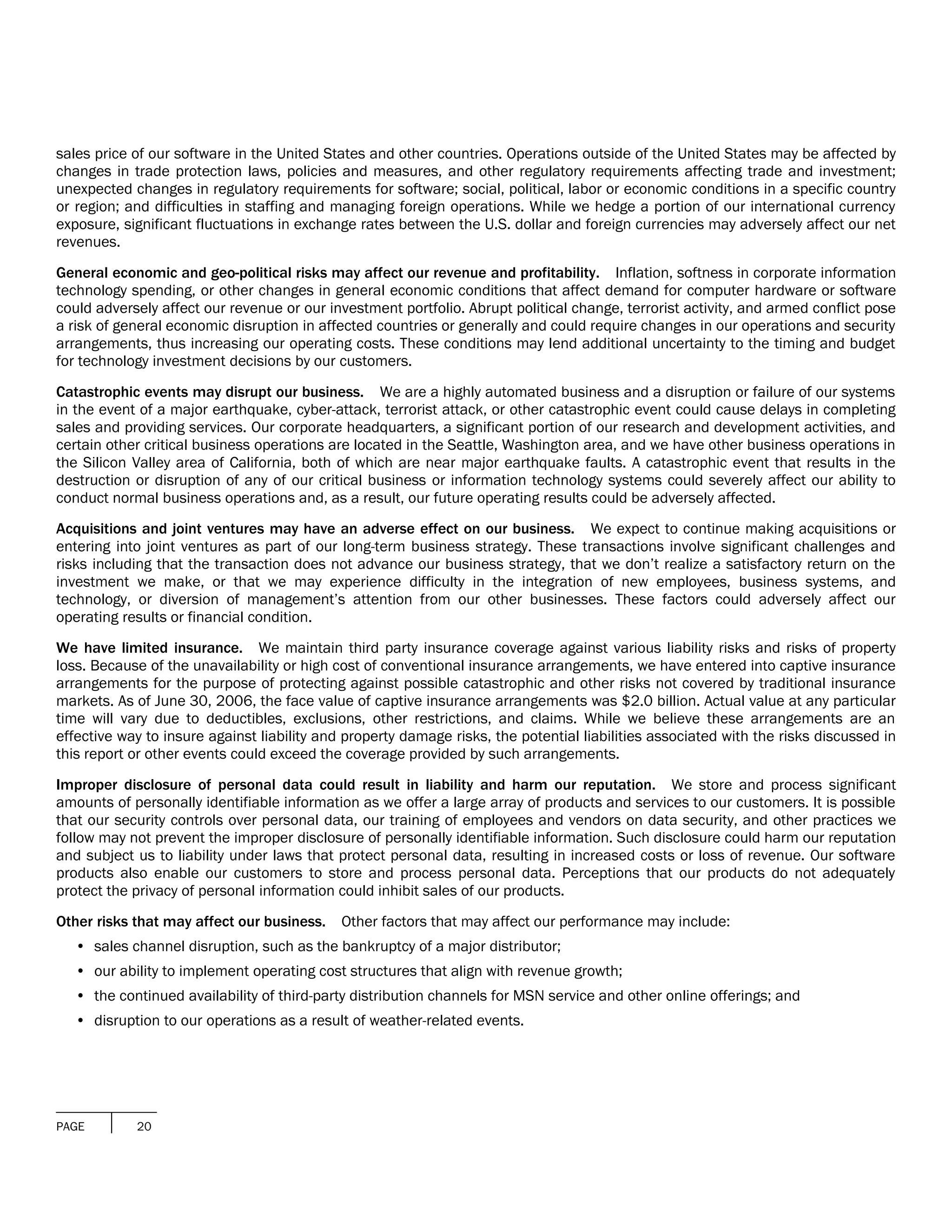 Microsoft 2006 Annual Report | DOC