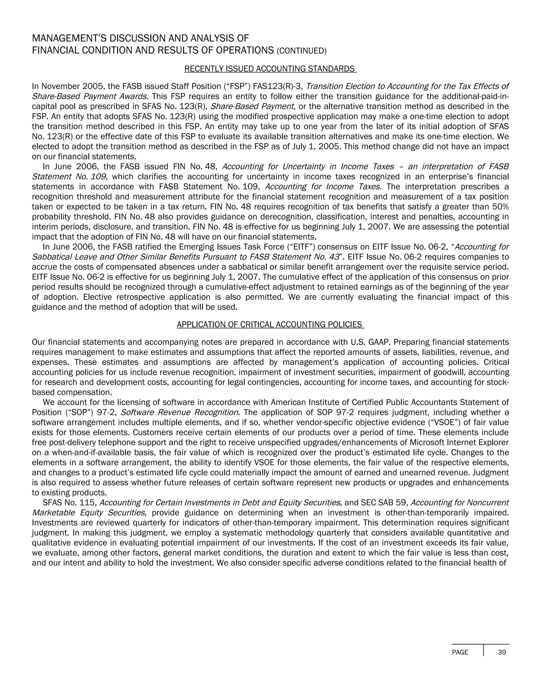 Microsoft 2006 Annual Report | DOC