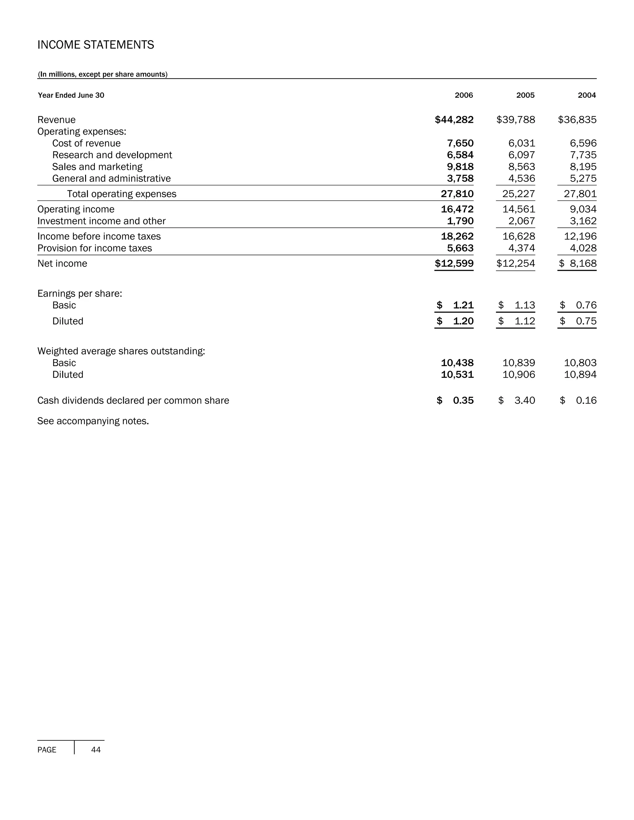Microsoft 2006 Annual Report | DOC