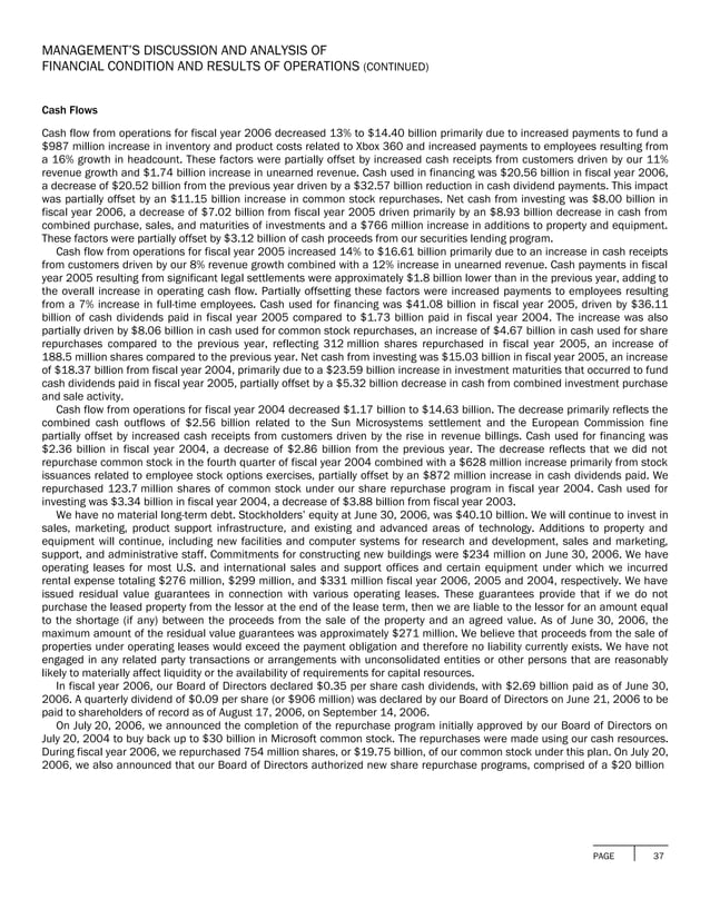 Microsoft 2006 Annual Report | DOC