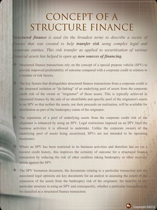 MS 2012 Structure Finance Guide | PDF