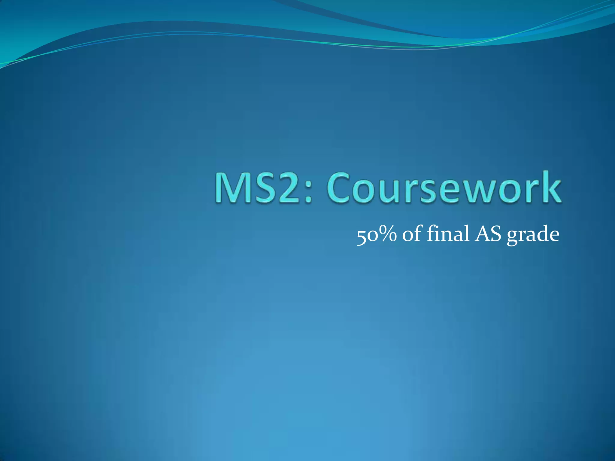 Introduction to MS2 | PPT