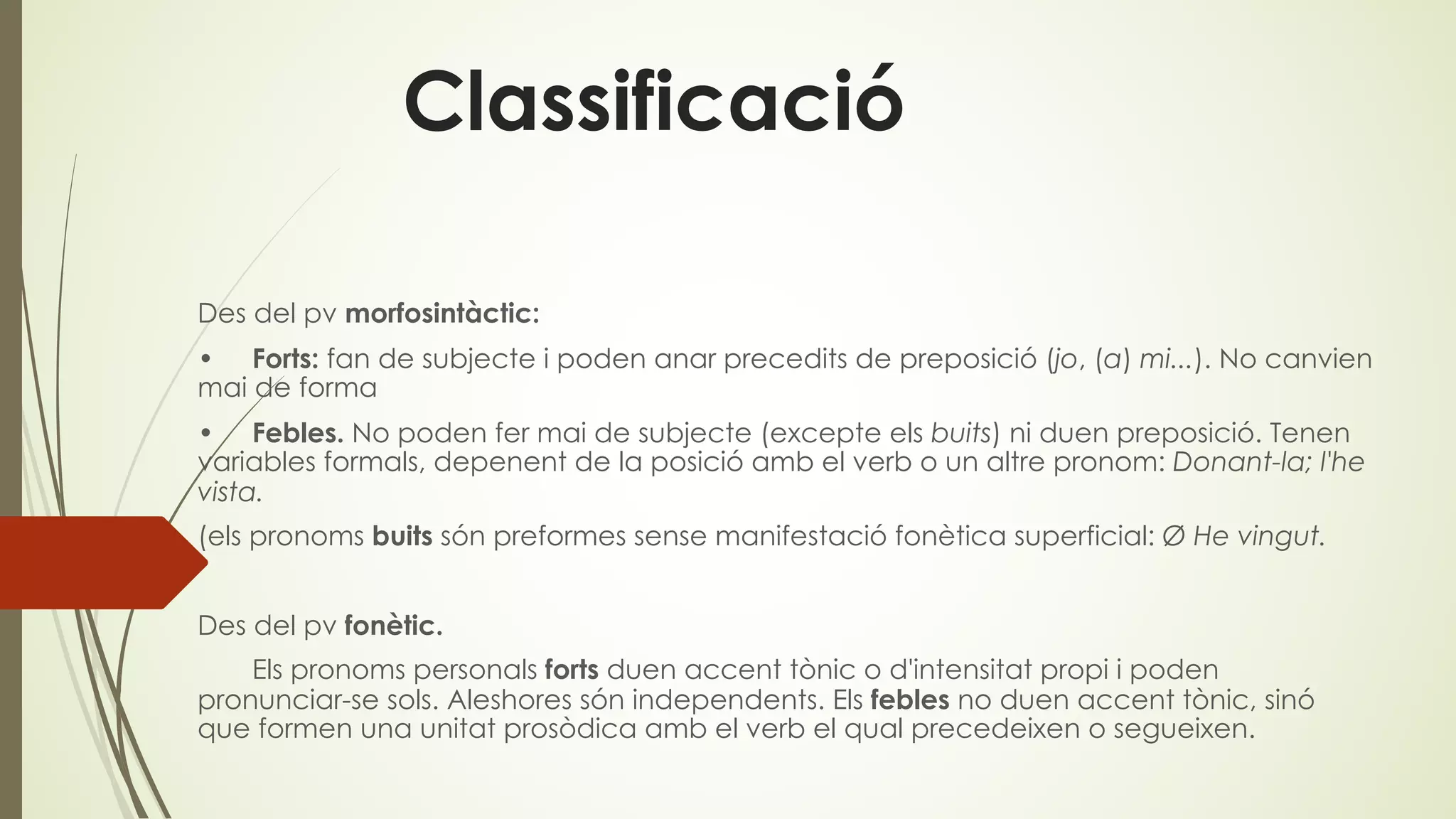 Pronoms forts i febles | PDF