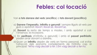 Pronoms forts i febles | PPT