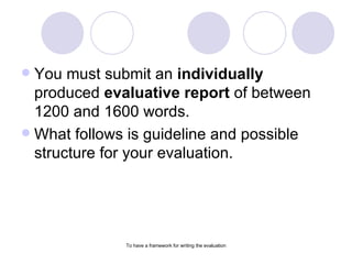 Ms2 evaluation guide | PPT