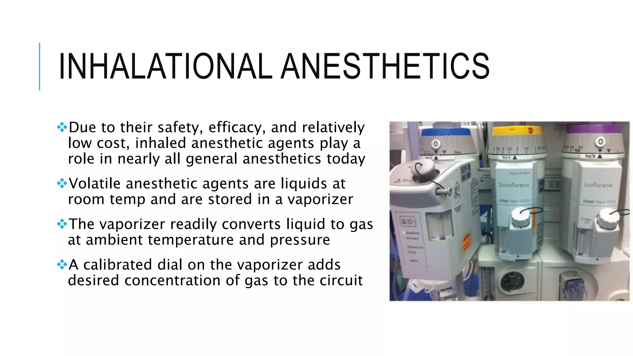 General Anesthesia Pharmacology | PPTX