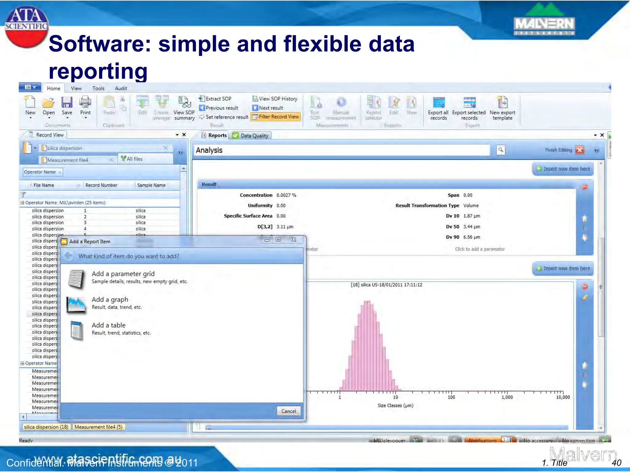 MS3000-Presentation Malvern Particle size analyser | PDF