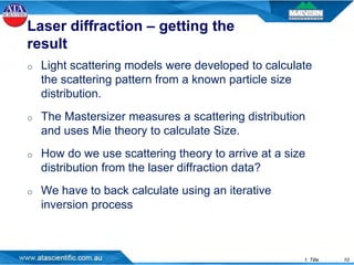 MS3000-Presentation Malvern Particle size analyser | PDF