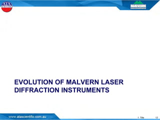 MS3000-Presentation Malvern Particle size analyser | PDF