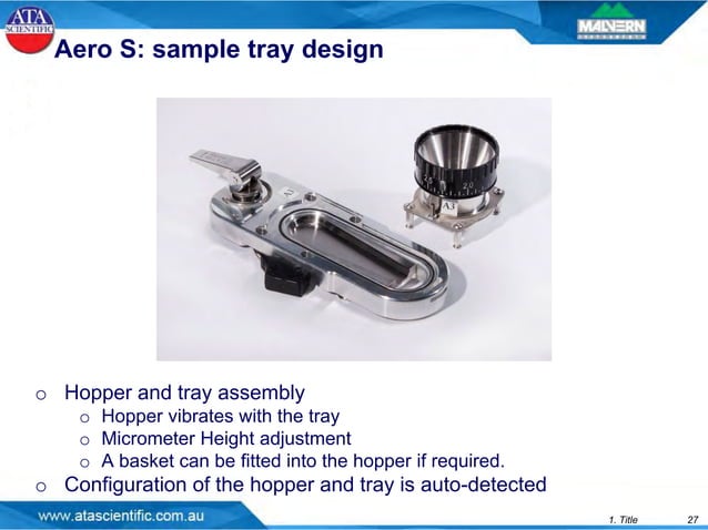 MS3000-Presentation Malvern Particle size analyser | PDF