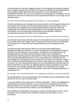 Marx, Engels en Lenin over de dictatuur van het proletariaat. | PDF