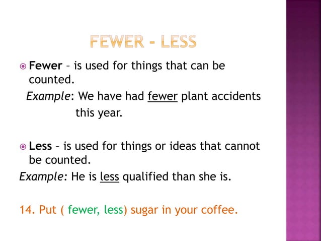 Correct usage | PPTX