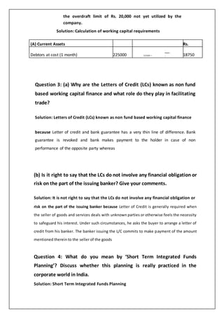 Ms – 41 working capital management | DOCX