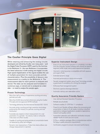Multisizer 375 nm to 1600 microns | PDF
