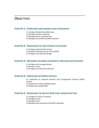 MCSA Exam paper 70-412 PDF | PDF